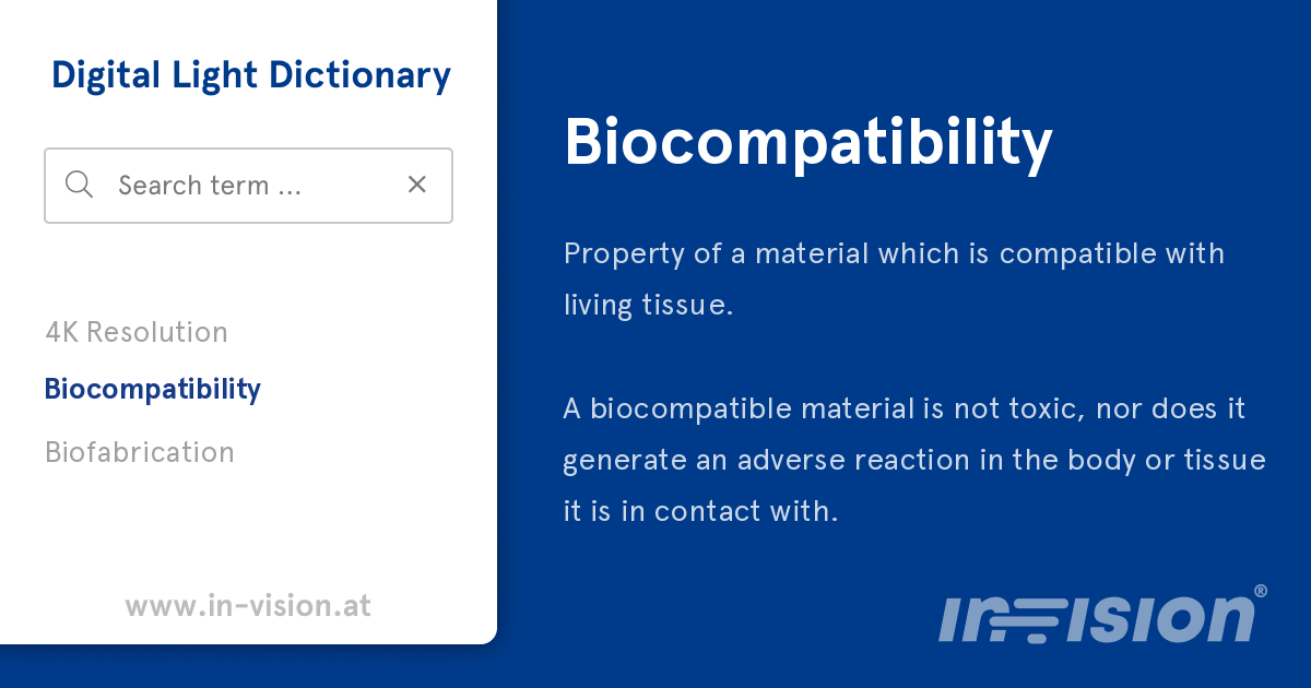 Explanation of Biocompatibility