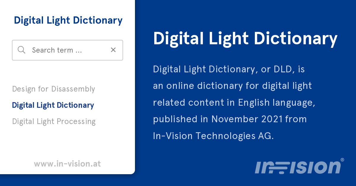 In-Vision Dictionary for Digital Light