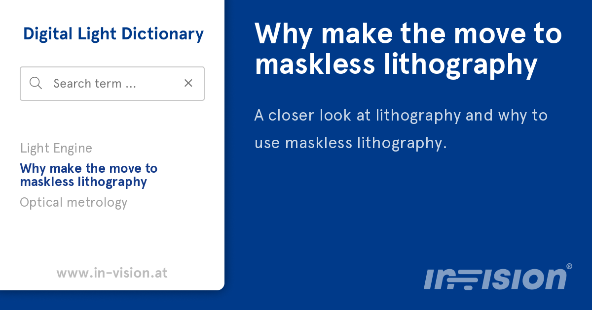 A close look at (maskless) lithography