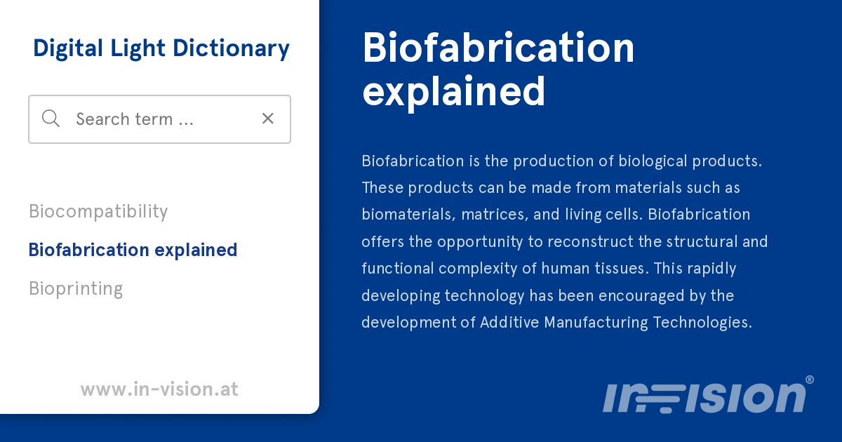 What is biofabrication?
